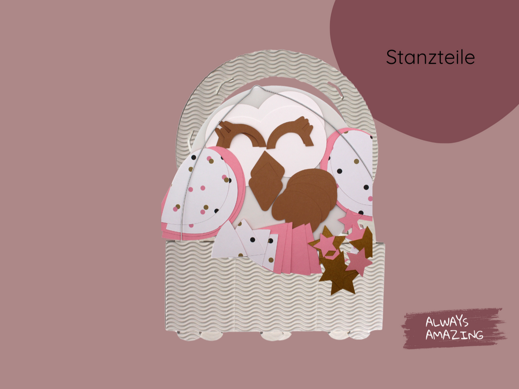 Eule Laterne Bastelset | Always Amazing Bastelshop